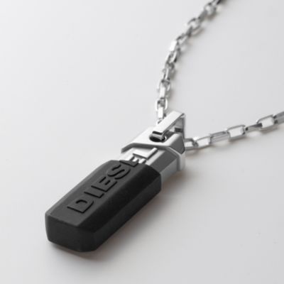 Diesel Black Necklace Dx0470040 | Edgemix